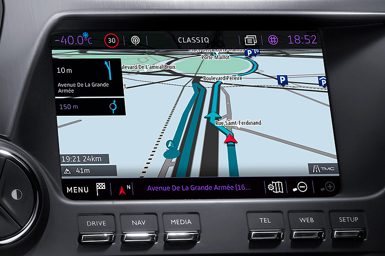 《DS Automobiles DS 5》升級搭載全新世代DS Connect Nav衛星導航系統