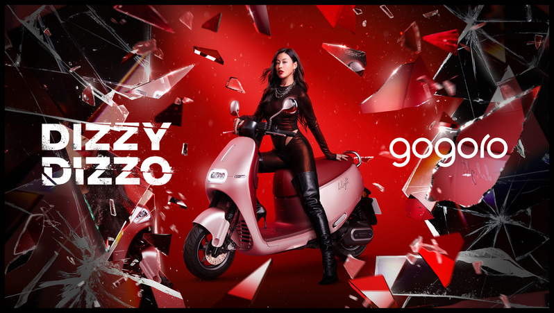 天生．美敢 氣場全開｜全新 Gogoro Delight 命定紅耀眼登場，Dizzy Dizzo 蔡詩芸演繹熱辣魅力